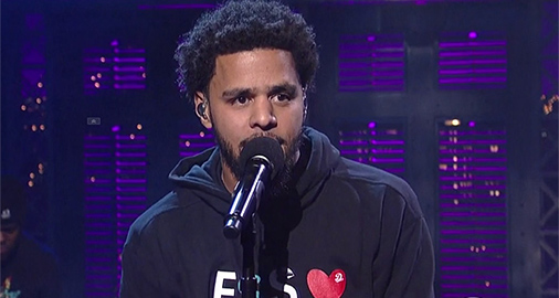 J. Cole – Be Free – David Letterman — Dreamville